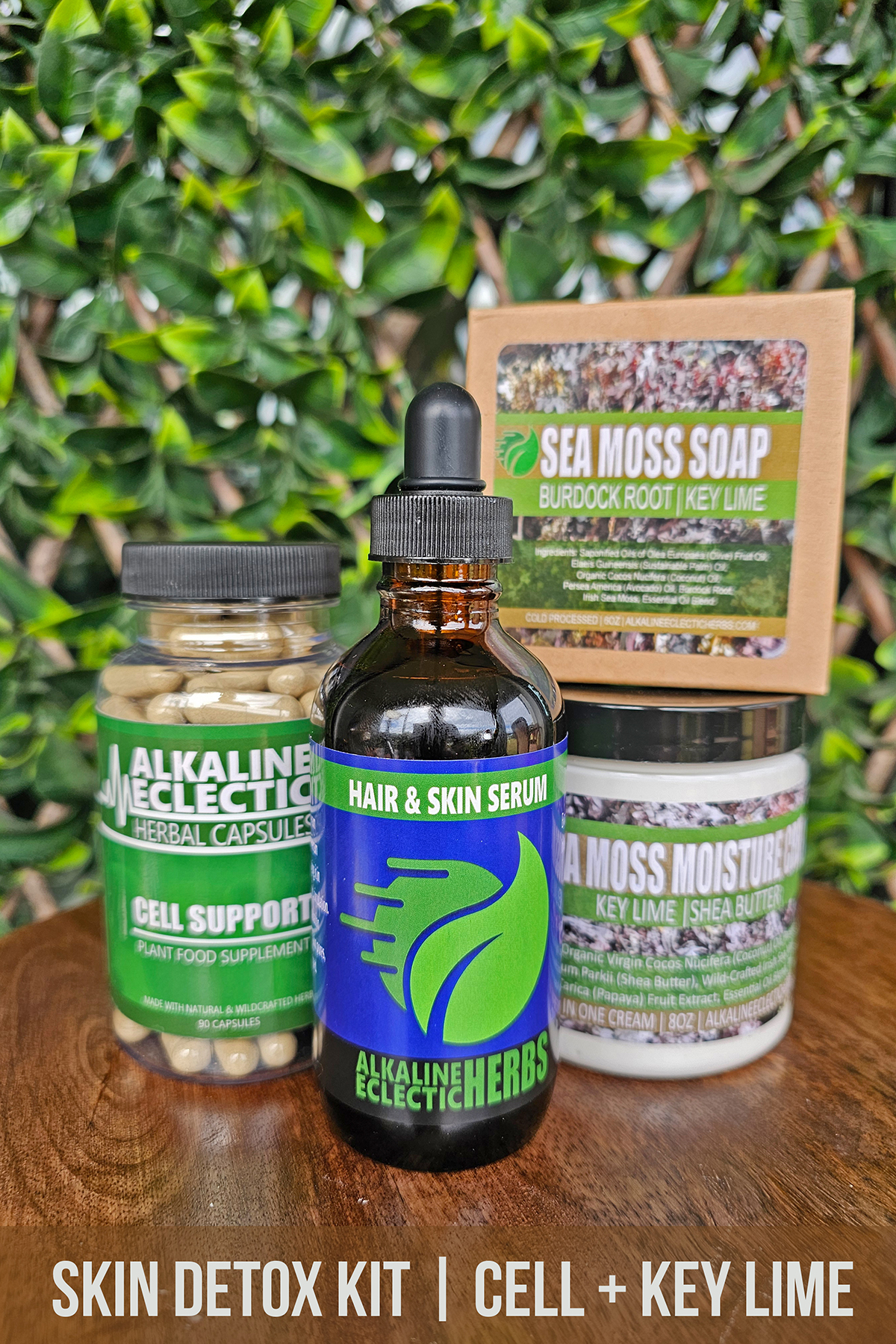Skin Detox Kit | Key Lime + Cell Support | Alkaline Eclectic Herbs